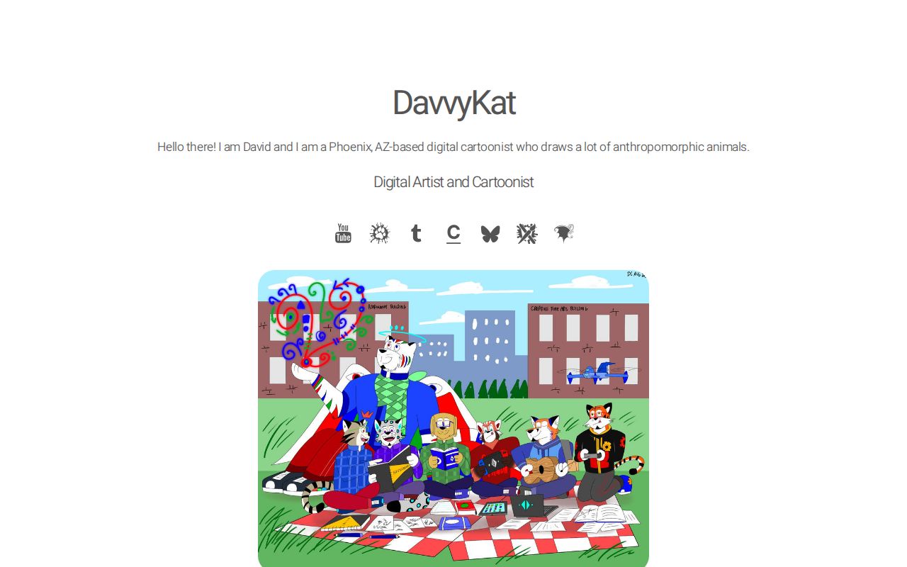 DavvyKat's Carrd